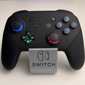 Soft Touch Black - RGB LED - Gated Sticks - Custom Pro Controller for ...