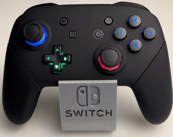 Soft Touch Black RGB LED Gated Sticks Custom Pro Controller for ...