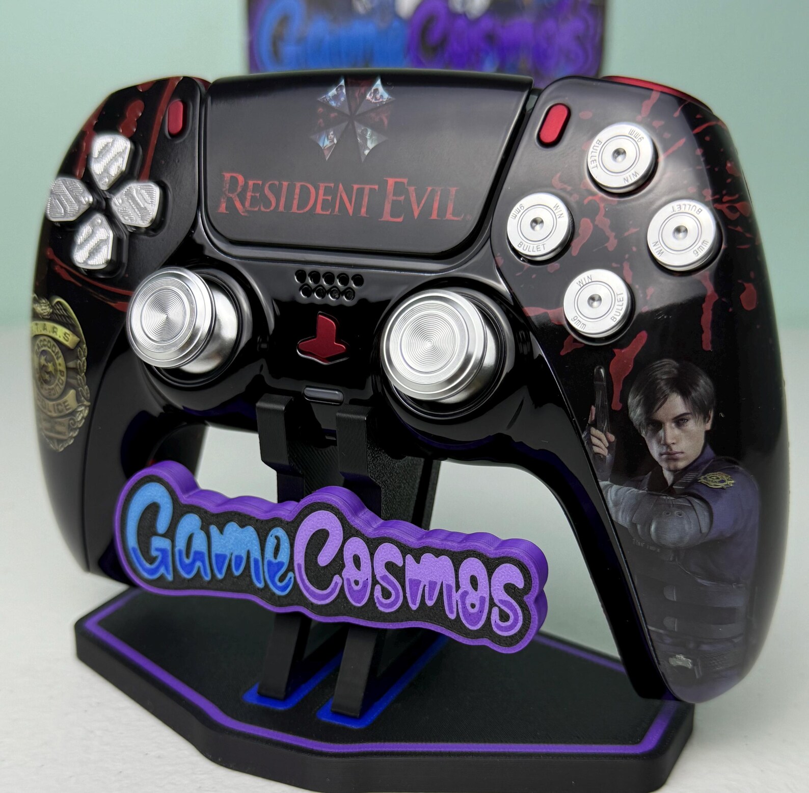 Survival Horror - Real Metal - Custom Wireless Controller for PS5 or PC ...