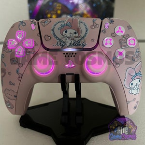 Cute Cartoon Theme - RGB LED - Sakura Pink - Custom Wireless Controller ...