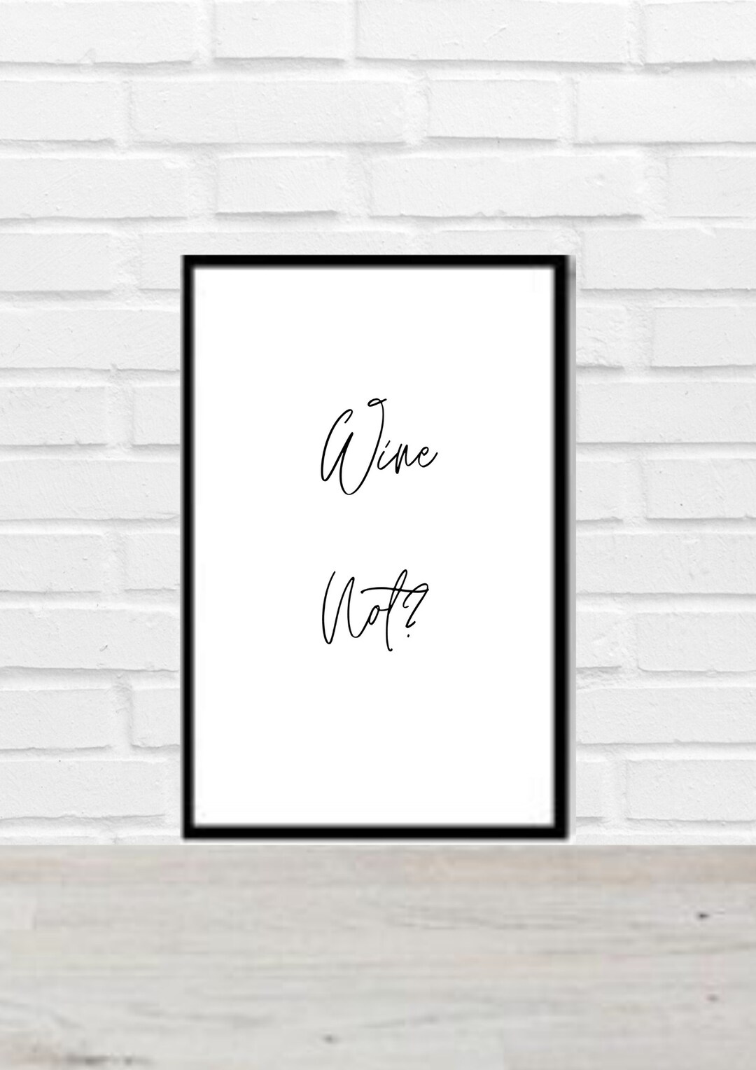WINE NOT Printable Sign | Home Decor | Printable Decor | 2021 Decor - Etsy