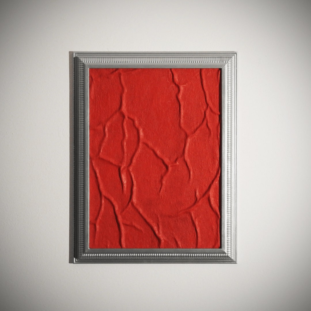 VEINS Crumpled Canvas Art - Etsy