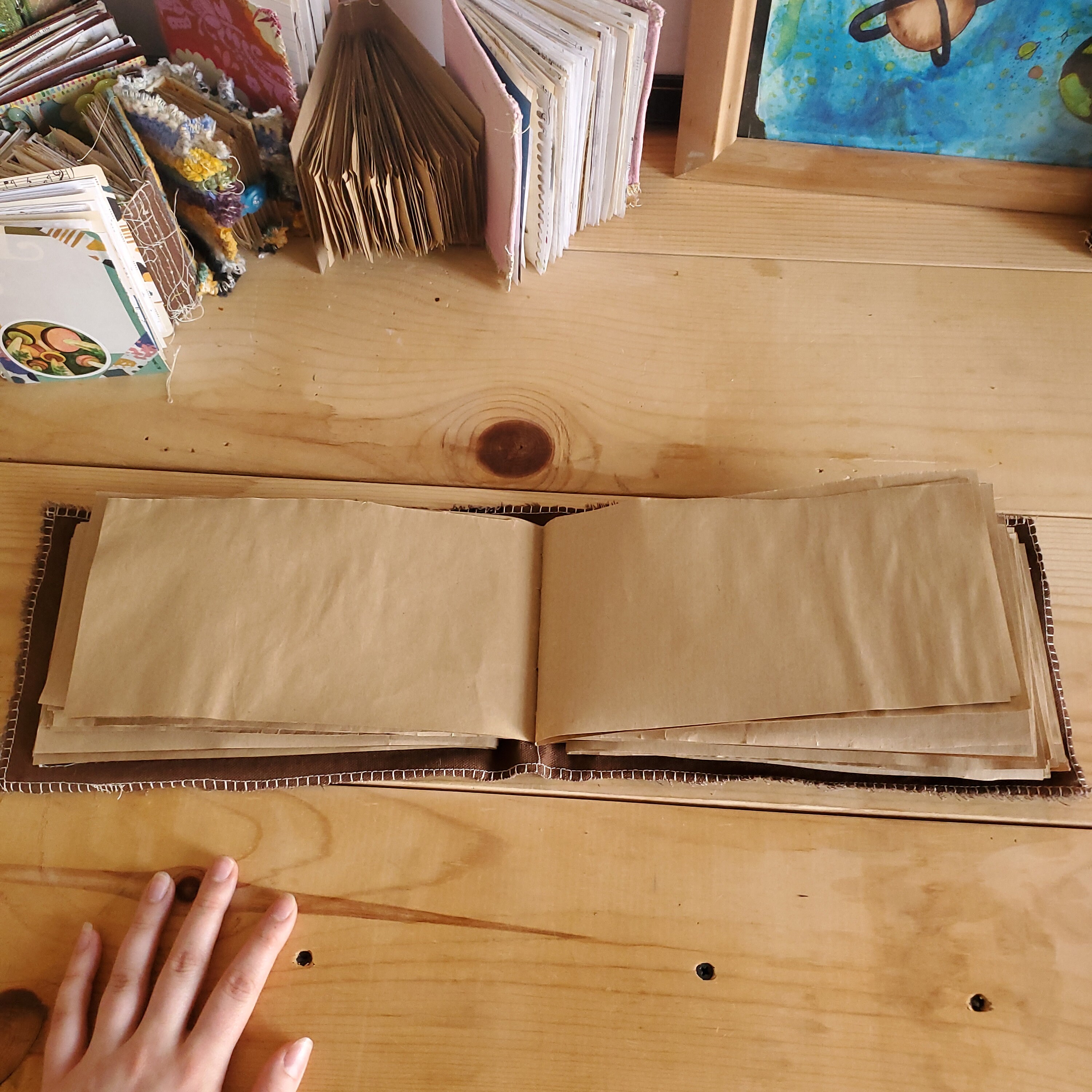 Super Long Junk Journal Blank Pages - Etsy