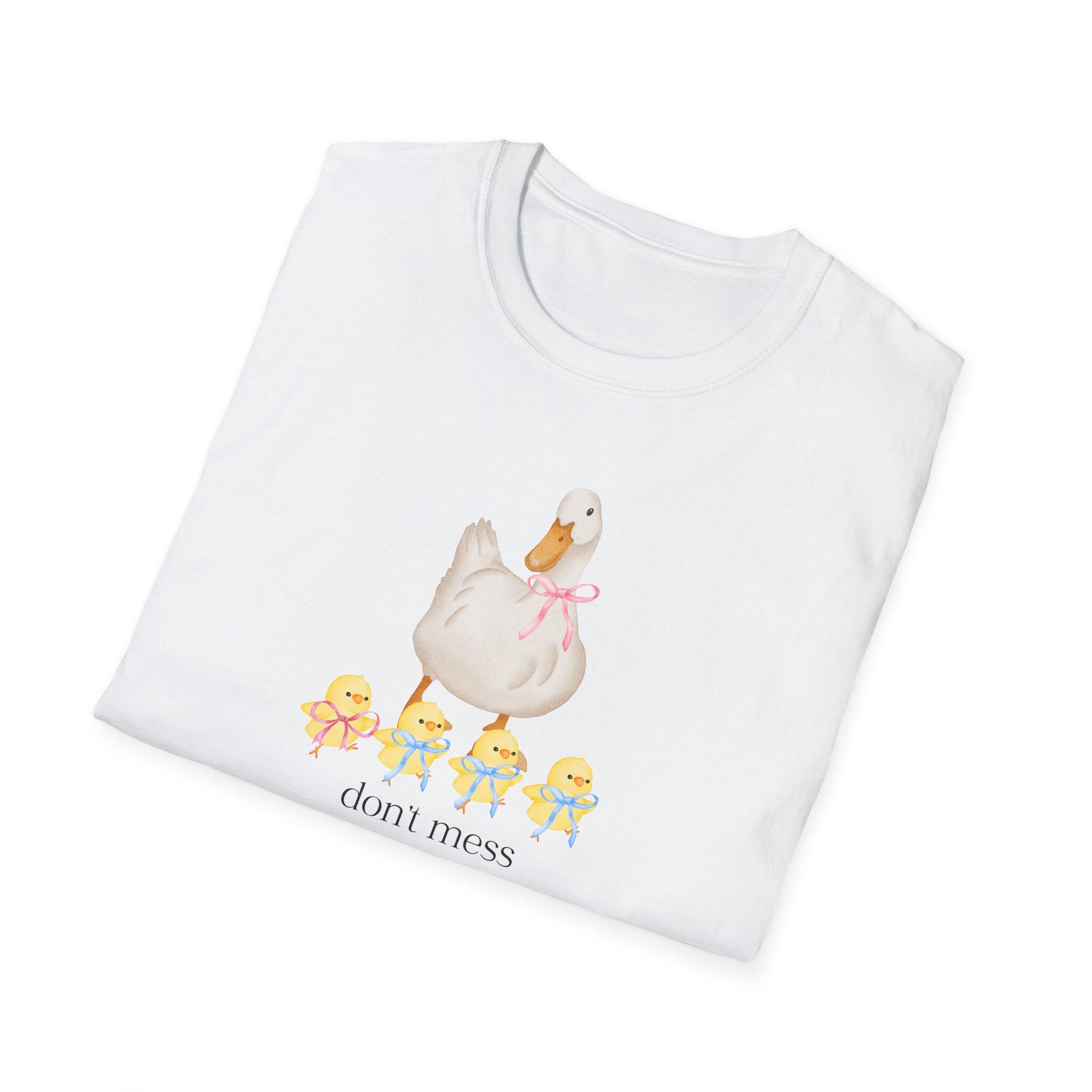 Personalized Don't Mess With My Peeps Tee, Cute Duck Shirt, Gift for ...