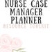 Nurse Case Manager Planner Toolkit Case Manager CCM | Etsy