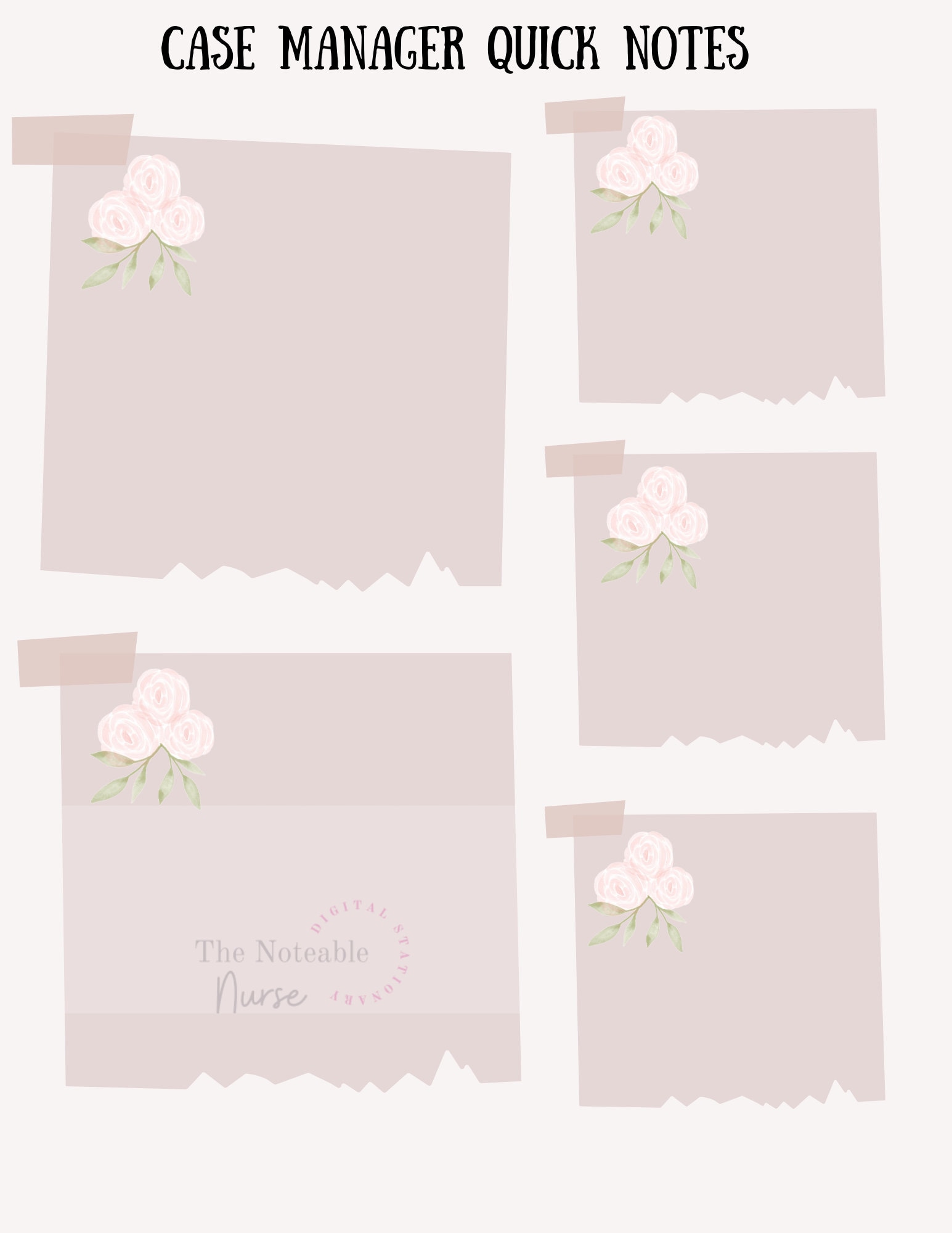 Nurse Case Manager Planner Toolkit Case Manager CCM | Etsy