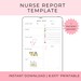 NURSE Digital Template, Nurse Gift, Nurse Aid, RN Documentation, Nurse ...