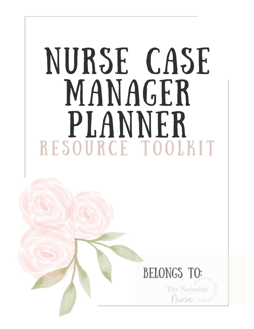 Nurse Case Manager Planner Toolkit, Case Manager, CCM, Certified Case ... Nurse Case Manager Planner Toolkit, Case Manager, CCM, Certified Case ...