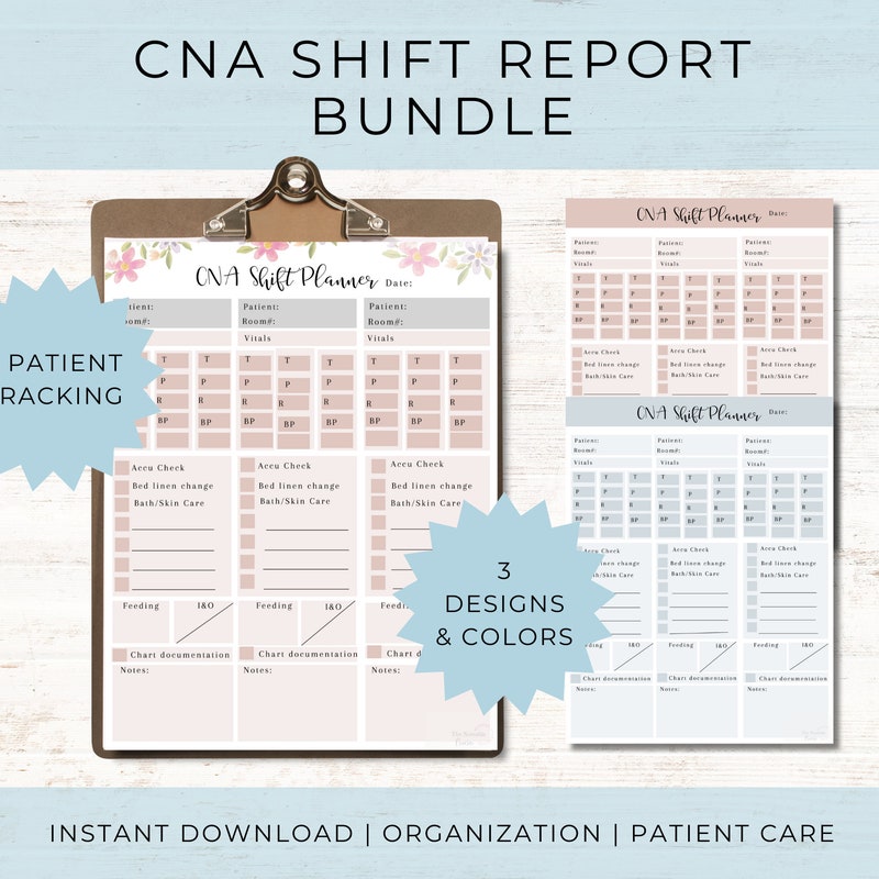 Printable Cna Chart - Etsy