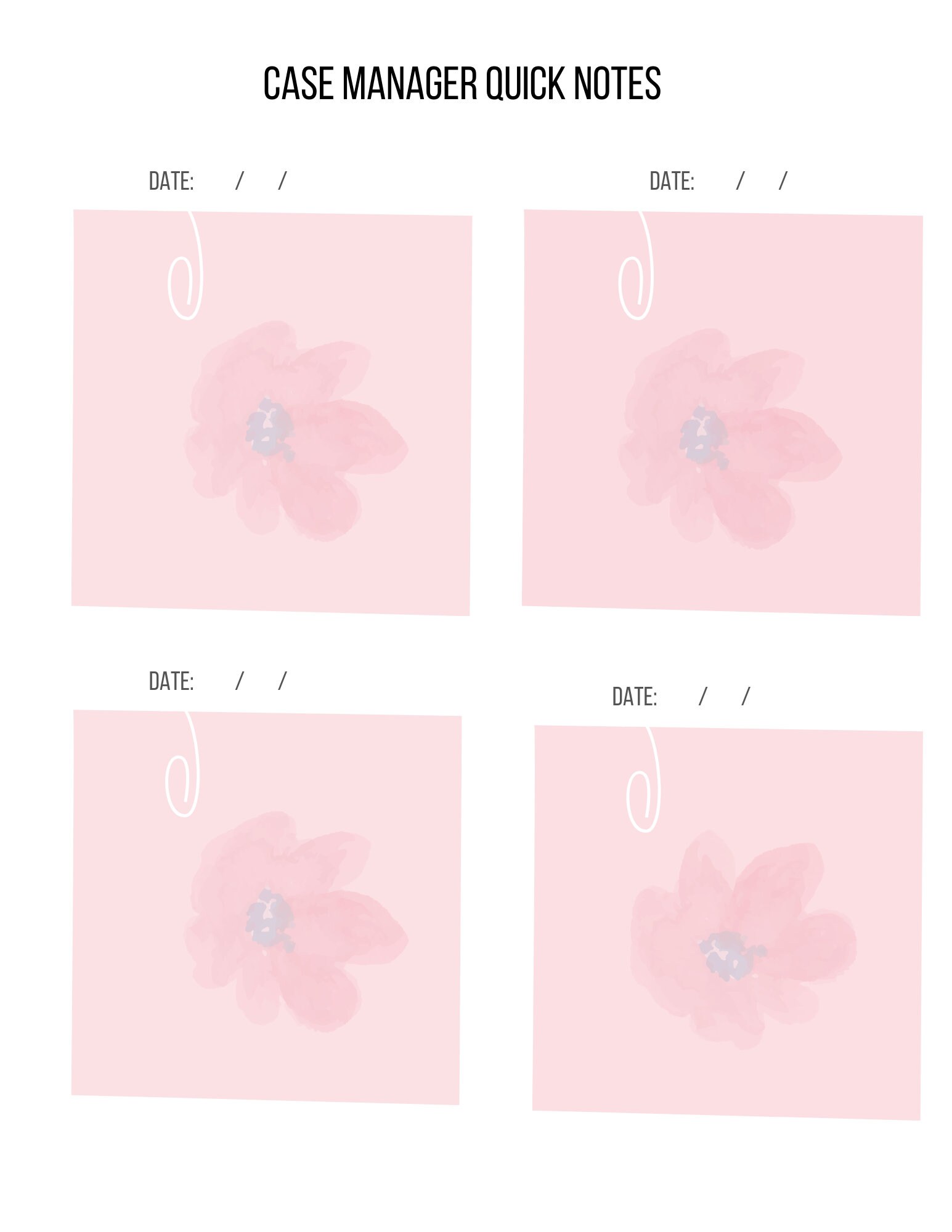 Nurse Case Manager Planner Toolkit: PRINTABLE Digital Organization ...