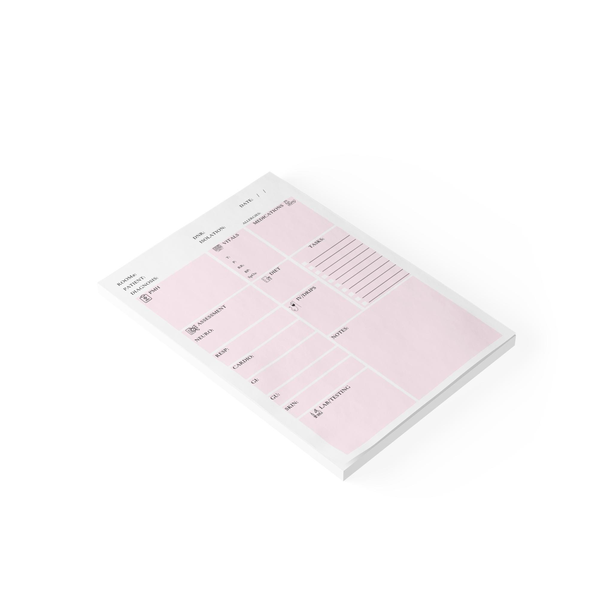 NURSE GIFT Post-it® Note Pads. | Critical Care Nurse Shift Notepad ...