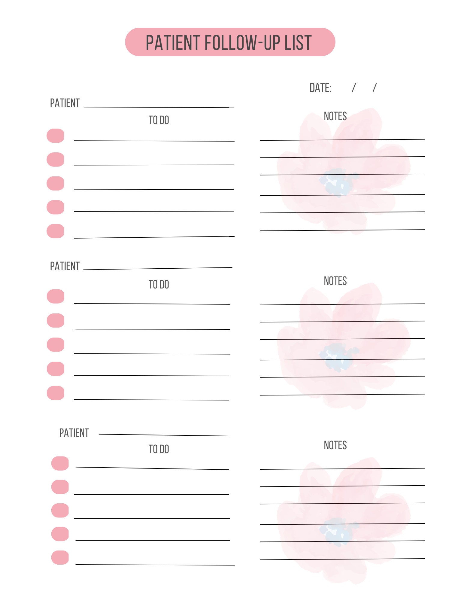 Nurse Case Manager Care Coordination Starter System | 10 Printable ...