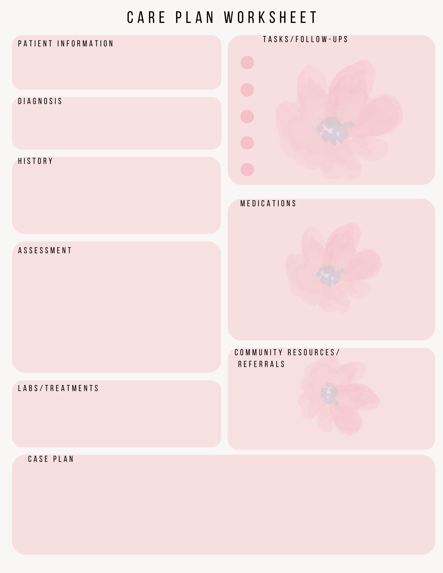 Nurse Case Manager Planner Toolkit: PRINTABLE Digital Organization ...