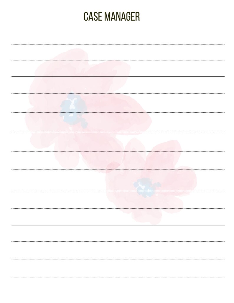 Nurse Case Manager Planner Toolkit: PRINTABLE Digital Organization ...