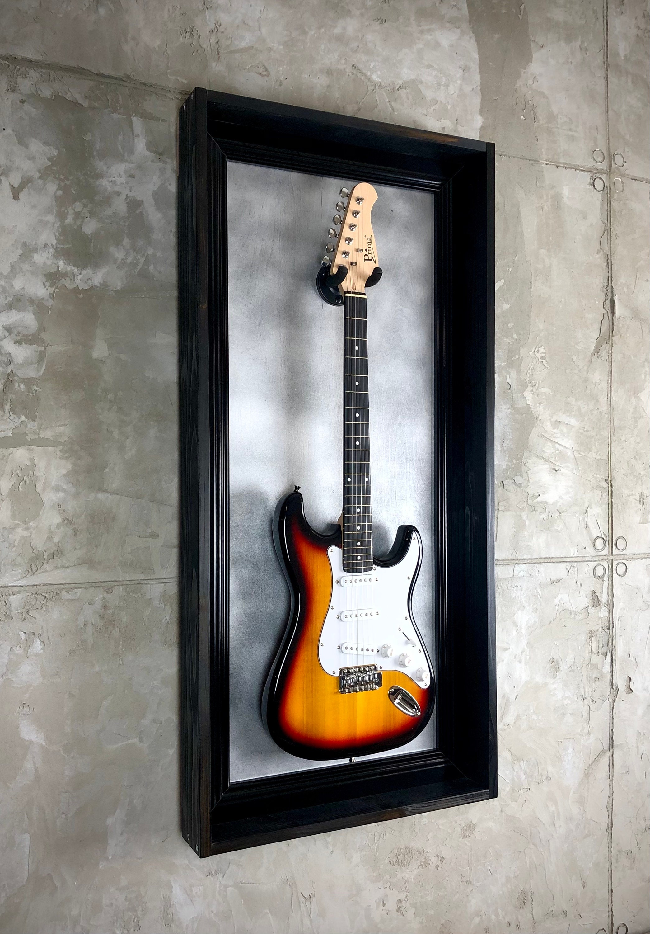 Guitar Wall Display Frame for GIBSON, FENDER, PRS Electric Guitar ...