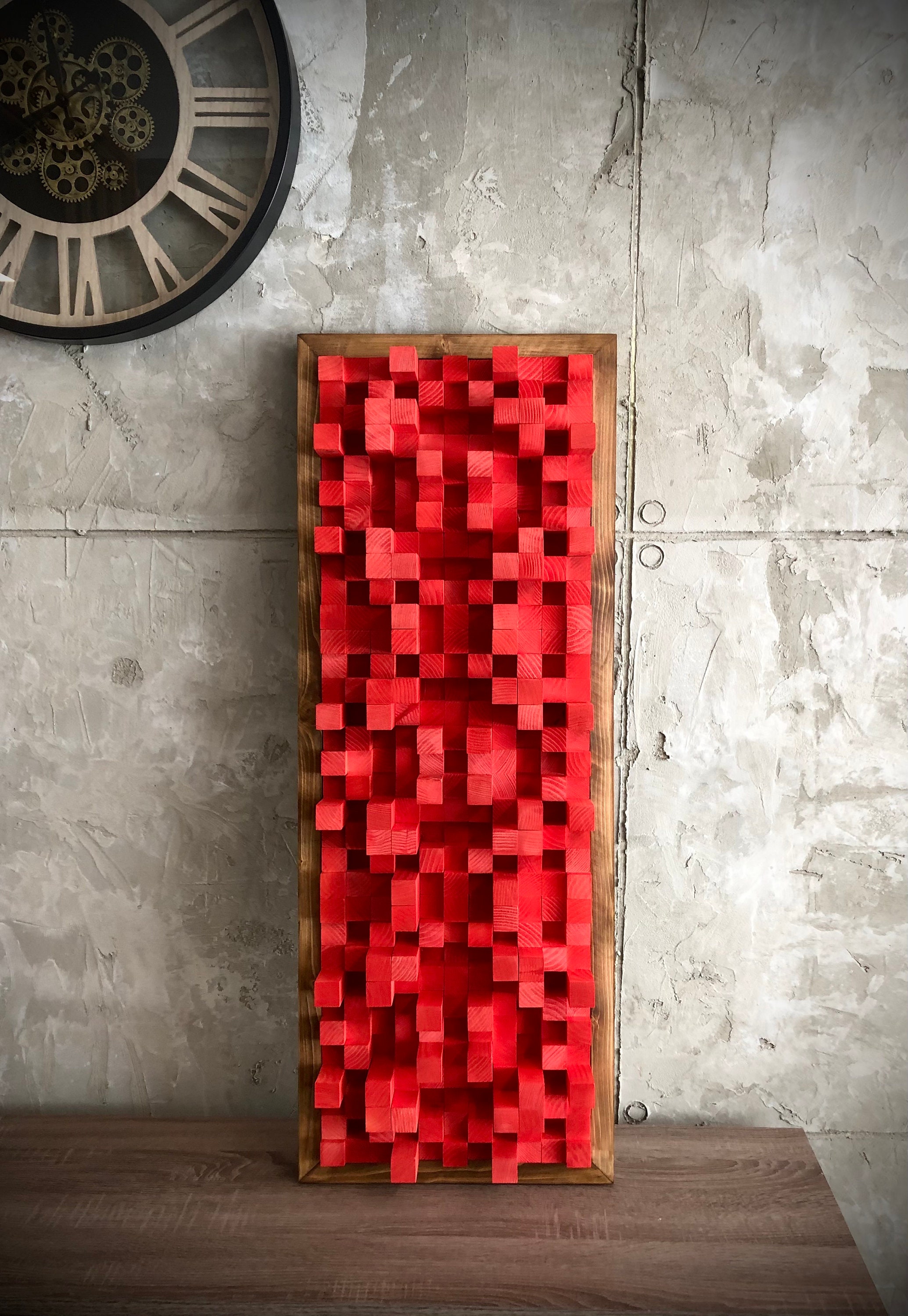 Wood Diffuser Wood Wall Decor Mosaic Acoustic Diffuser - Etsy