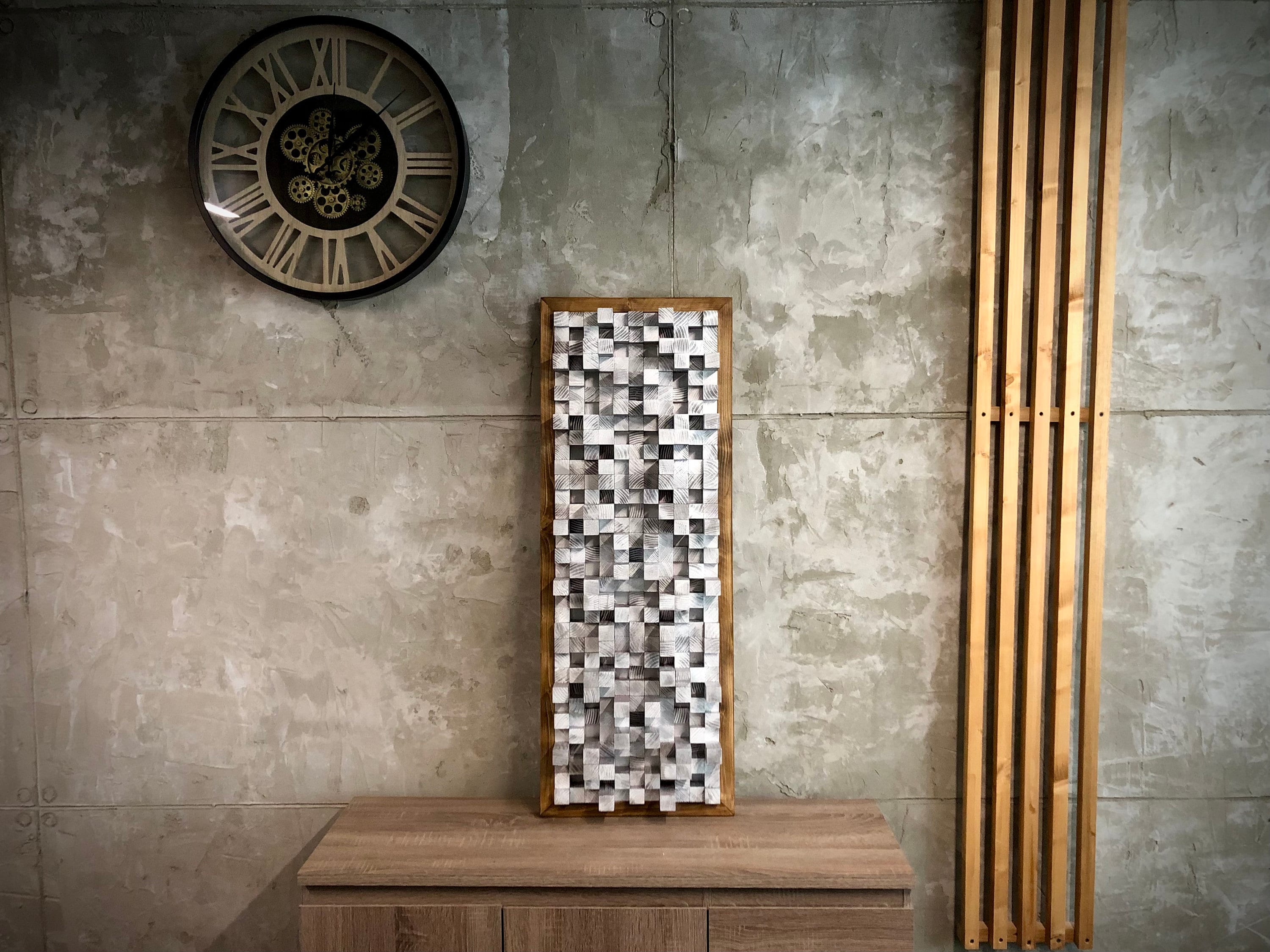 Wood Diffuser Wood Wall Decor Mosaic Acoustic Diffuser - Etsy