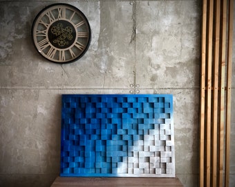 Wood Diffuser Wood Wall Decor Mosaic Acoustic Diffuser - Etsy