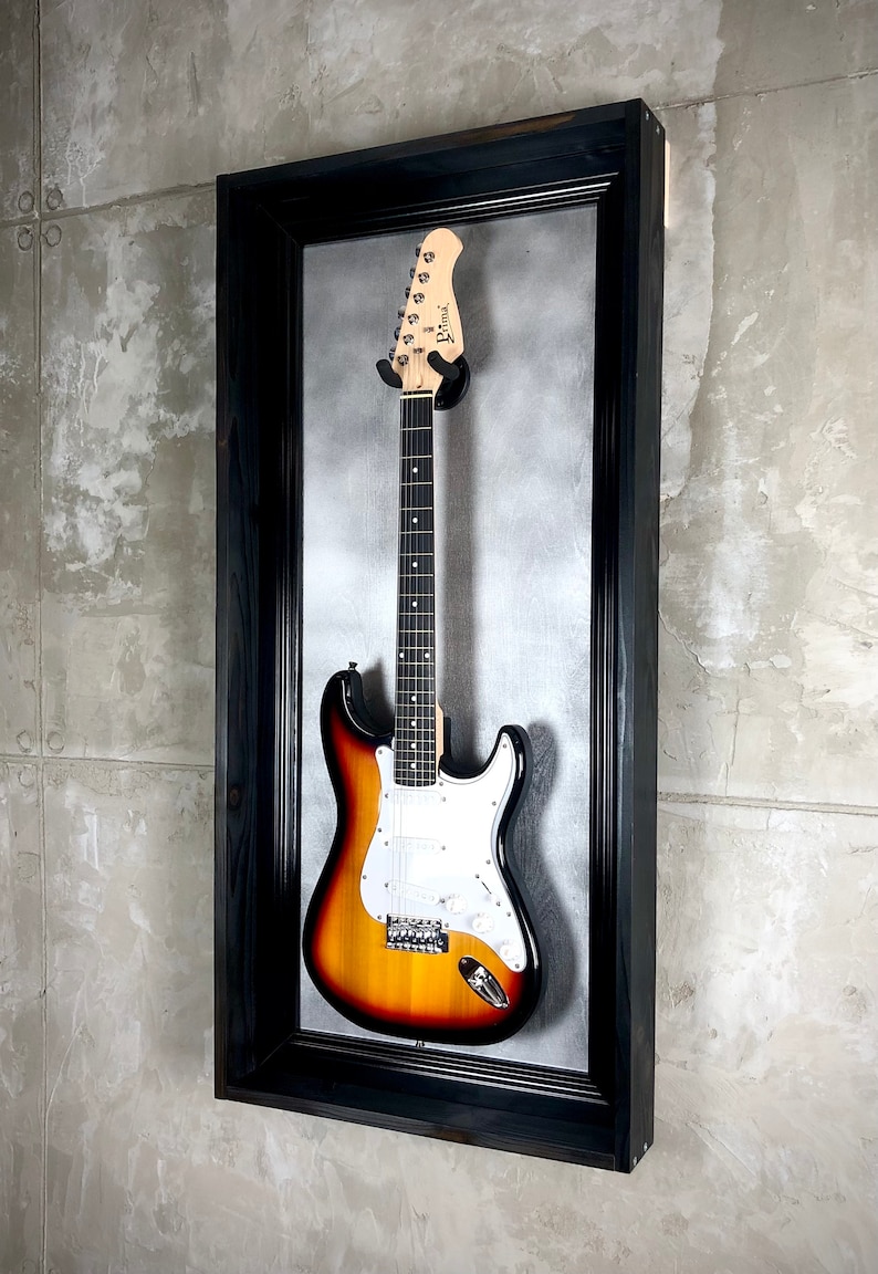 Guitar Wall Display Frame for GIBSON, FENDER, PRS Electric Guitar ...