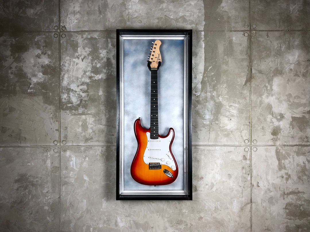 Guitar Wall Display Frame for GIBSON, FENDER, PRS Electric Guitar ...
