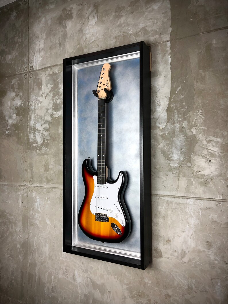 Guitar Wall Display Frame for GIBSON, FENDER, PRS Electric Guitar ...