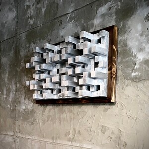 Wood Diffuser, Wood Wall Decor Mosaic, Acoustic Diffuser, Custom ...