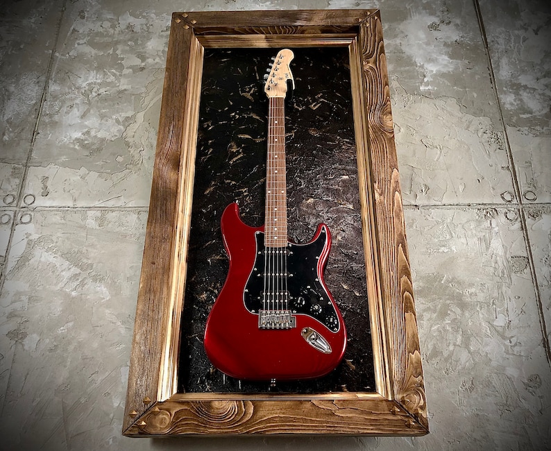Guitar Display Frame Guitar Hanger Wall Mount Gibson Fender - Etsy