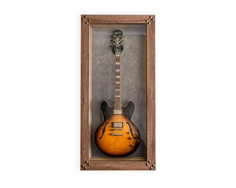 Guitar Display Case wall' Guitar Cabinet Guitar Hanger RGB LED Lights ...