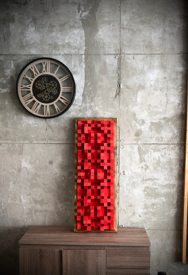 Wood Diffuser Wood Wall Decor Mosaic Acoustic Diffuser | Etsy