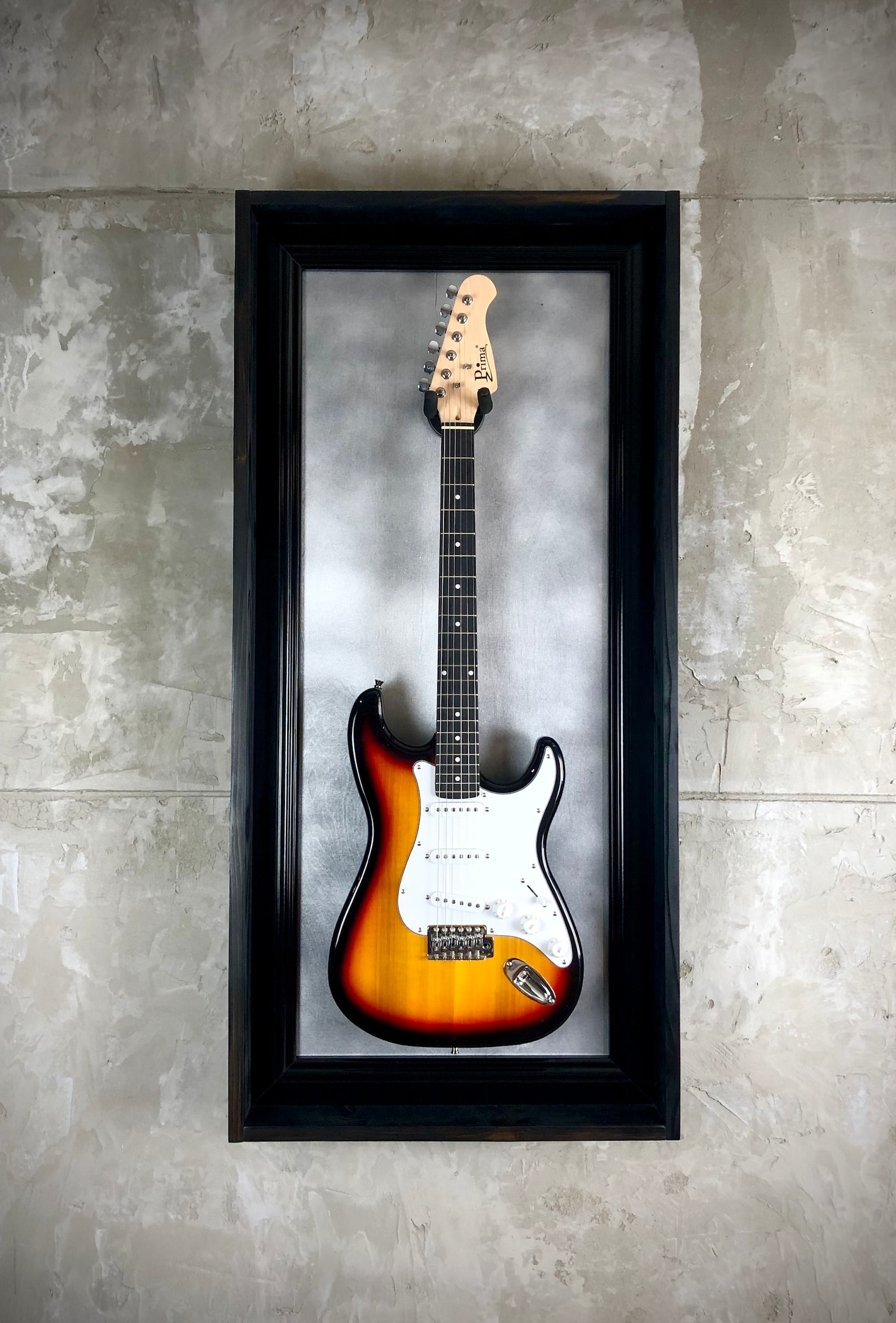 Guitar Wall Display Frame for GIBSON, FENDER, PRS Electric Guitar ...