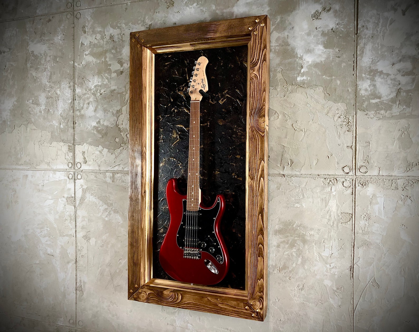 Guitar Display Frame Guitar Hanger Wall Mount Gibson Fender - Etsy