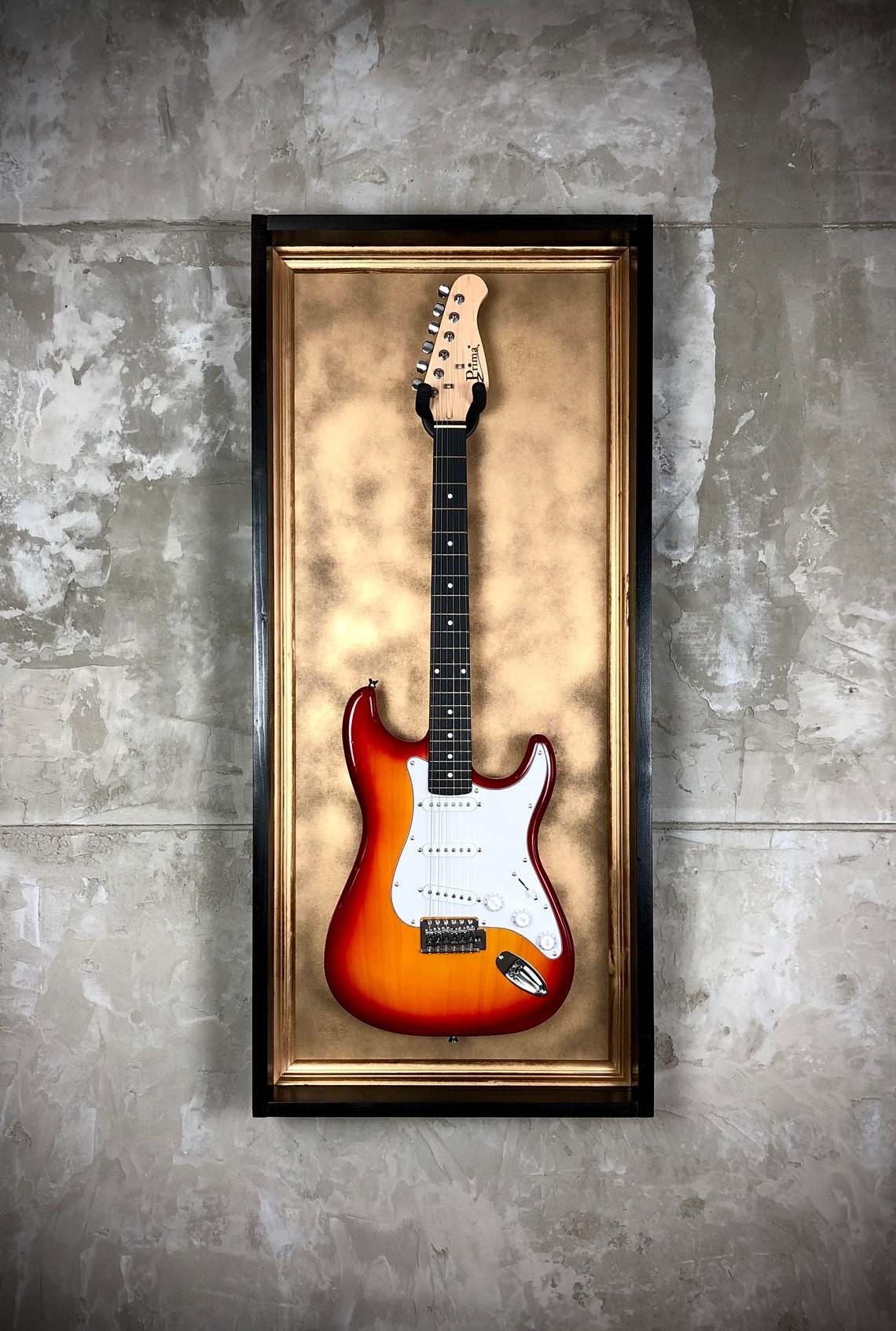 Guitar Wall Display Frame for GIBSON, FENDER, PRS Electric Guitar ...