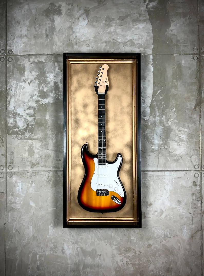 Guitar Wall Display Frame for GIBSON, FENDER, PRS Electric Guitar ...