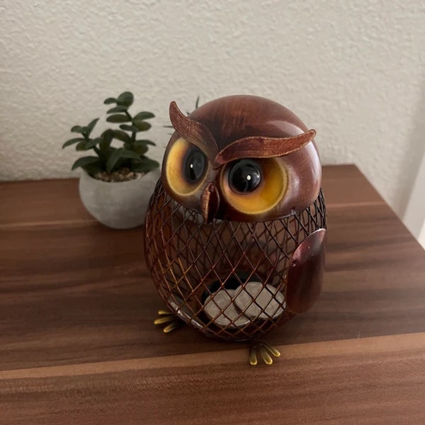 Owl Coin Bank - Etsy