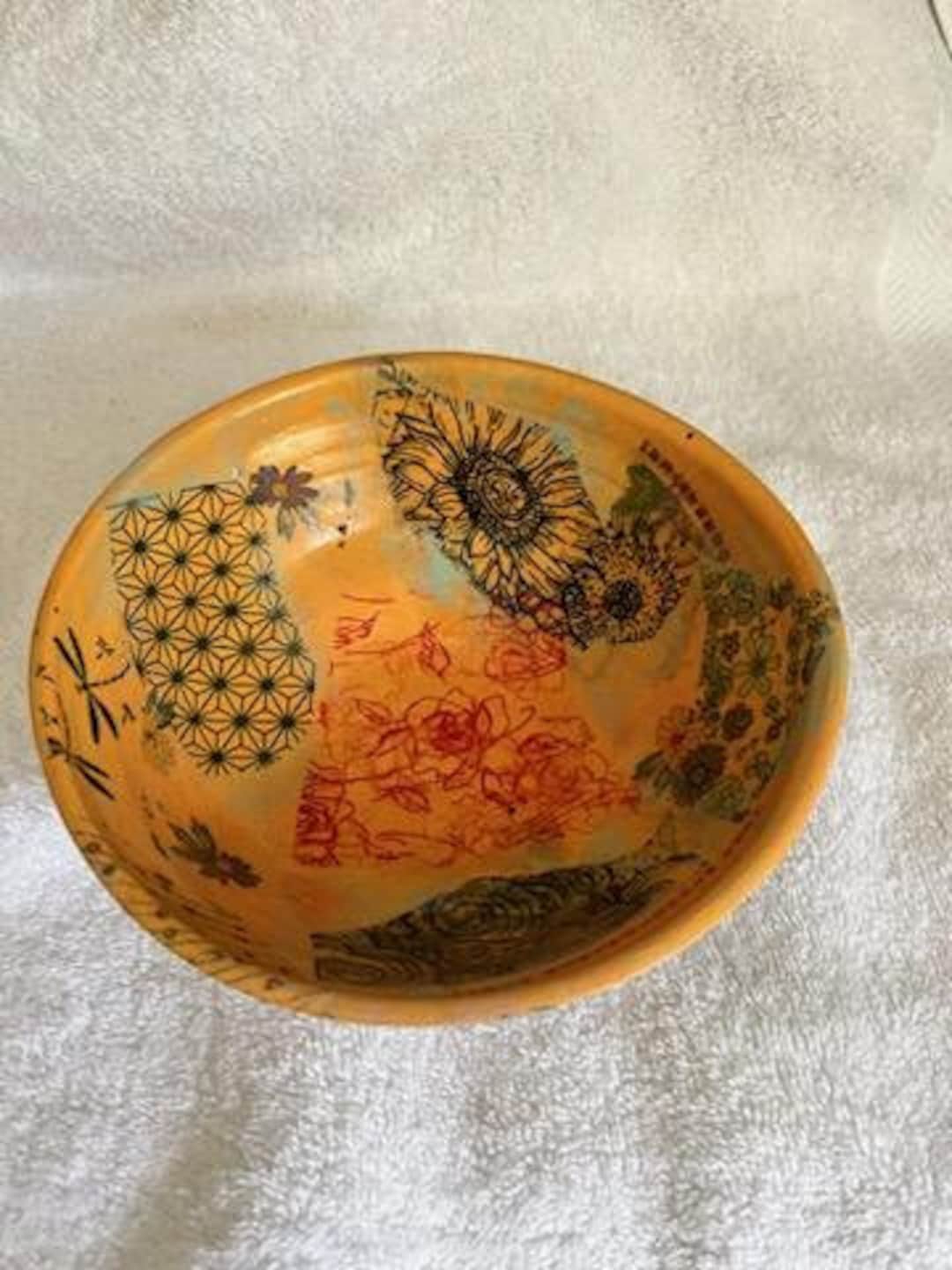Ceramic Graffiti Bowls - Etsy