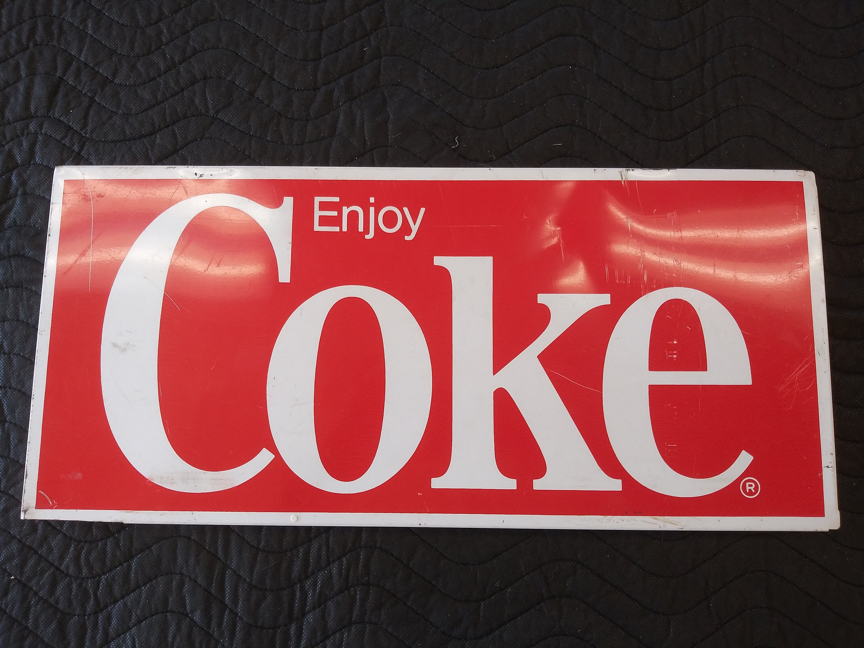 Enjoy Coke Coca-cola Display Sign - Etsy