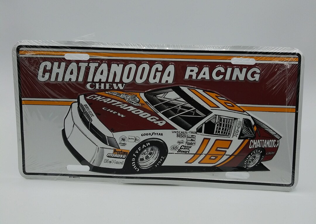 Chattanooga Chew Racing Larry Pearson Logo License Plate - Etsy