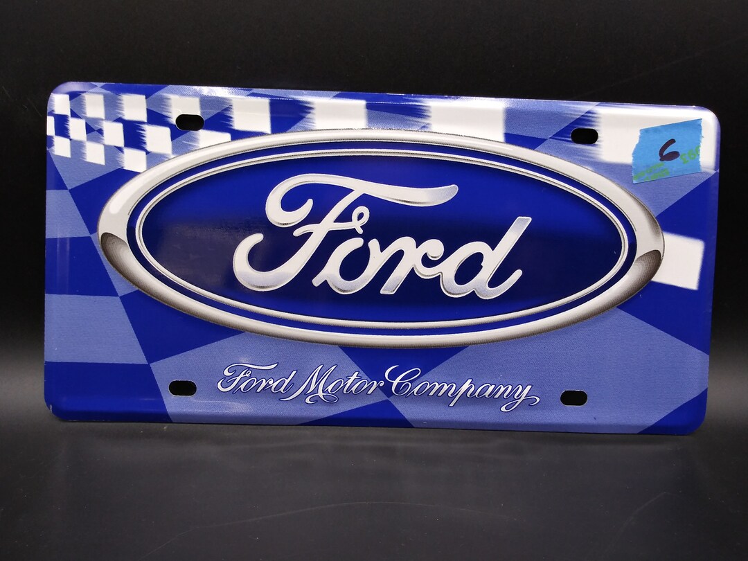 Ford Logo License Plate Vintage - Etsy