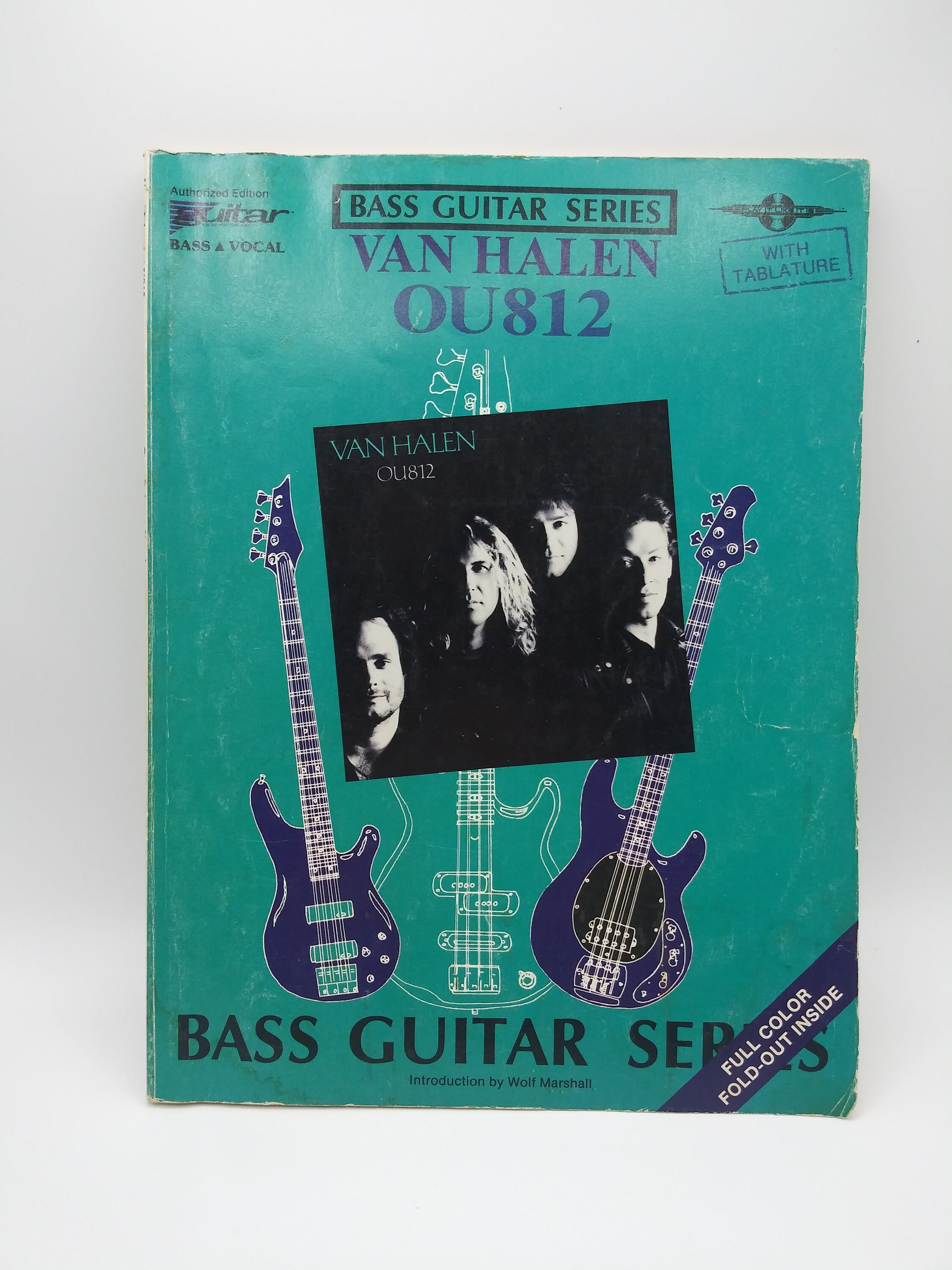 Van Halen Bass Guitar Tablature Music Book for OU812 by Cherry Lane ...