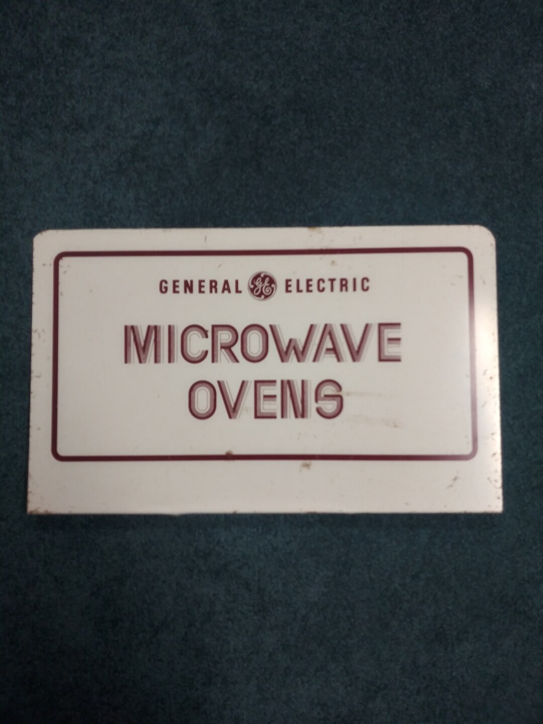 General Electric Microwave Ovens Display Sign - Etsy