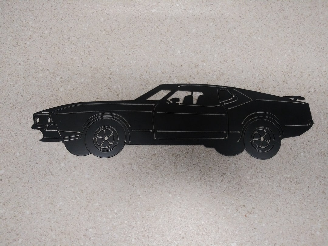 Ford Mustang Mach 1 Metal Cut Out Wall Art Hanging Sign 1971 1972 1973 ...