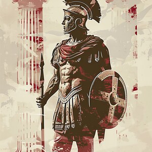 3 Ancient Roman Digital Art Prints Inspired by Roman Mythology and ...