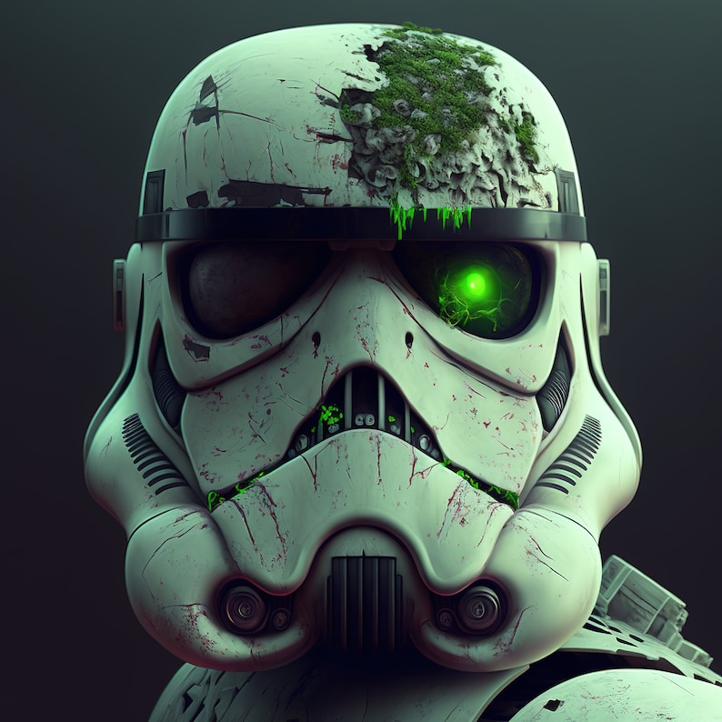 5 Zombie Stormtrooper Illustration - Sith Pics - Gift for Star Wars ...