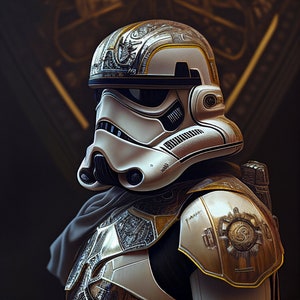 12 Stormtrooper Portrait - Star Wars Photos - Embroidered Armor ...