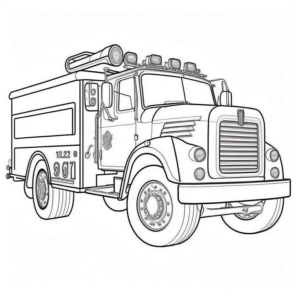 Vehicles Coloring Pages, Print at Home Car Coloring Book, Printable ...