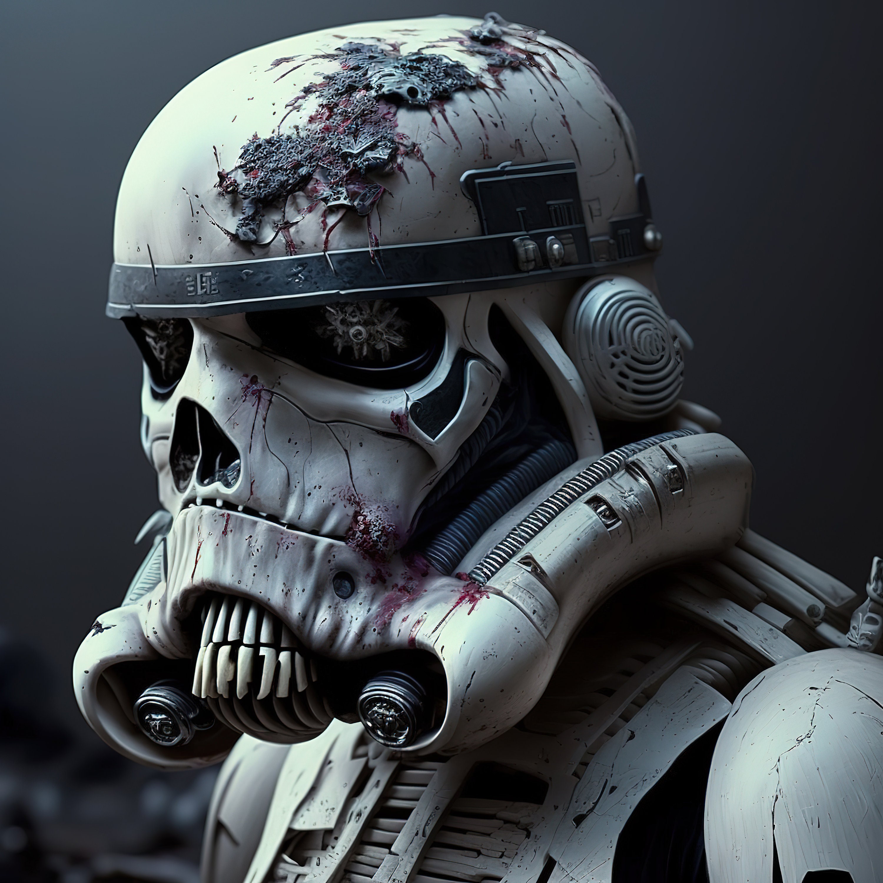 5 Zombie Stormtrooper Illustration - Sith Pics - Gift for Star Wars ...