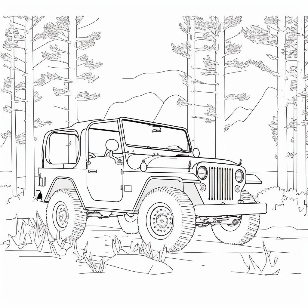 Vehicles Coloring Pages, Print at Home Car Coloring Book, Printable ...