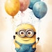 Minions Themed Birthday Card - Printable Minions Greeting Card - Print ...