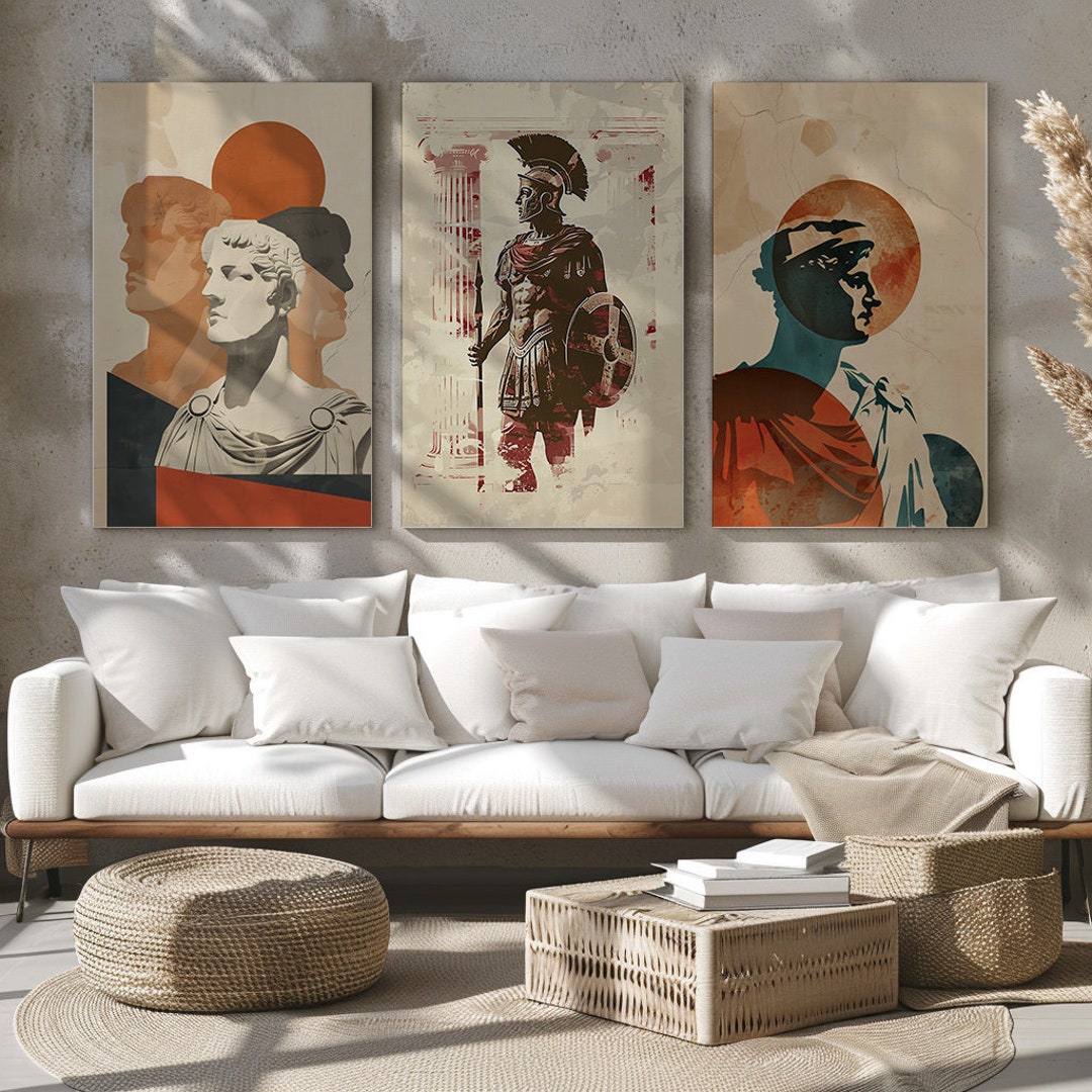 3 Ancient Roman Digital Art Prints Inspired by Roman Mythology and ...