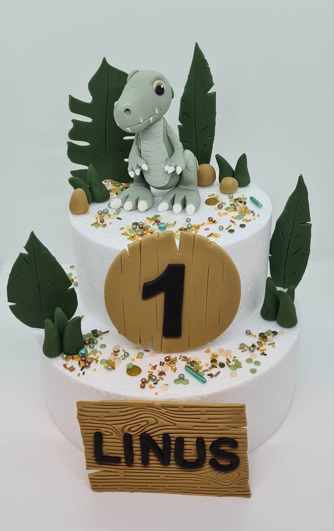Fondant Figures, Dino, Dinosaur, Cake Topper, T-rex, Dinosaurs, Cake ...